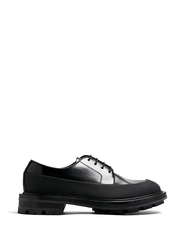 BARRETT Toe Cap Lace-up Derby Shoes - Black
