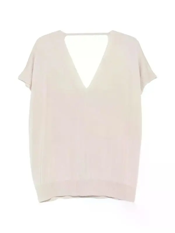Aspesi V-neck T-shirt - Neutrals