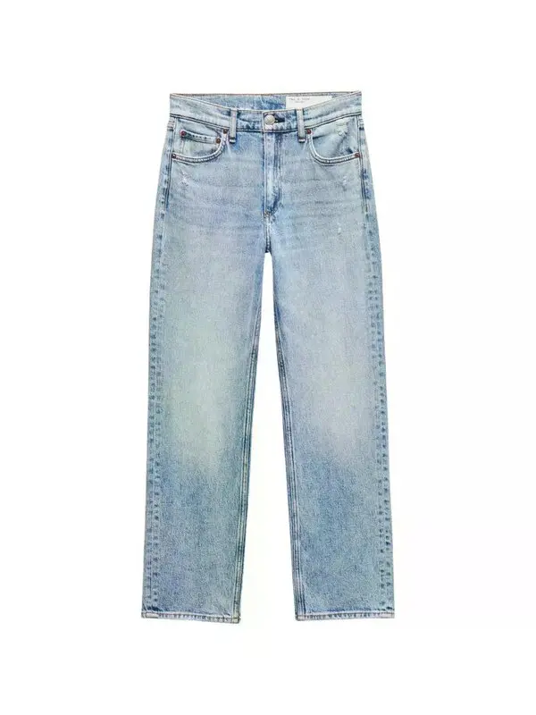 Rag & Bone Harlow Straight-cut Jeans - Blue