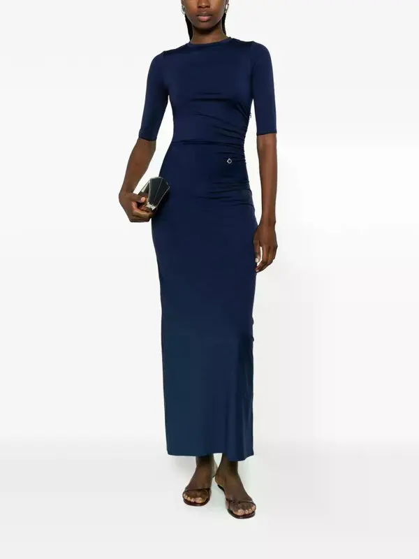 Stella McCartney Fluid Jersey Maxi Dress - Blue
