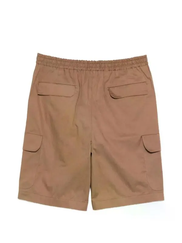 PT TORINO Cargo Pocket Drawstring Shorts - Brown