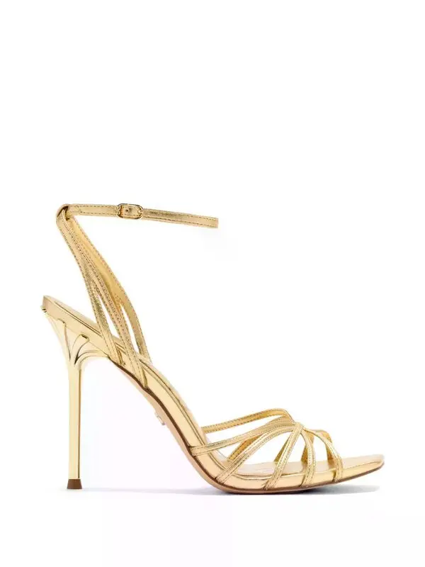 Sam Edelman Lili Strappy Heeled Pumps - Gold