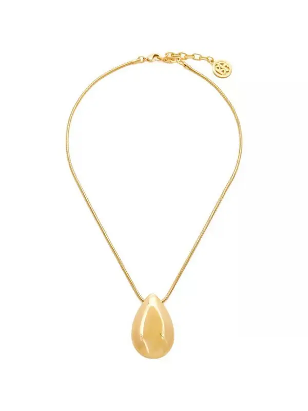 BEN-AMUN Beverly Teardrop-pendant Necklace - Gold