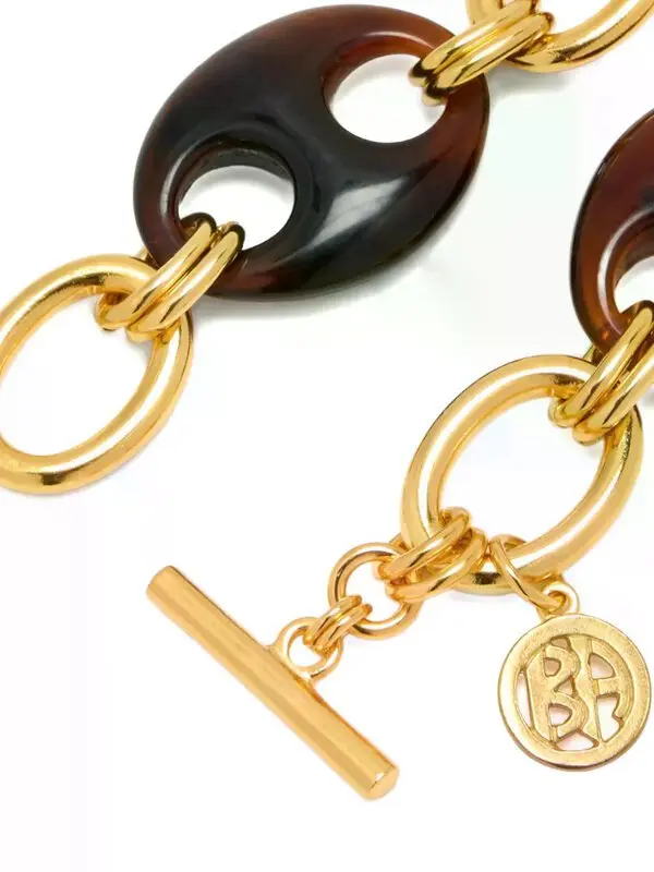 BEN-AMUN Tortoise Oval Link Charm Bracelet