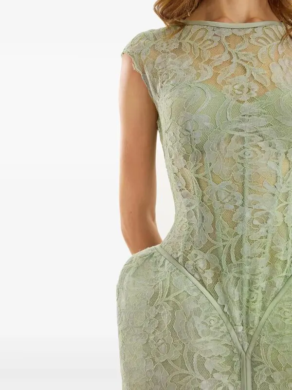 GEMY MAALOUF Sculpted Maxi Dress
