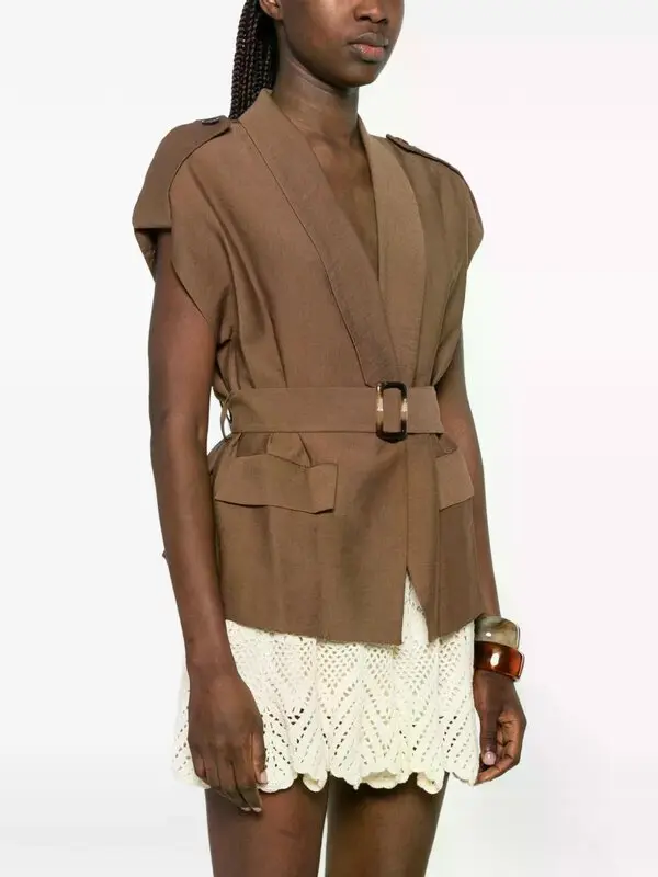 Dixie Belted Epaulette Jacket