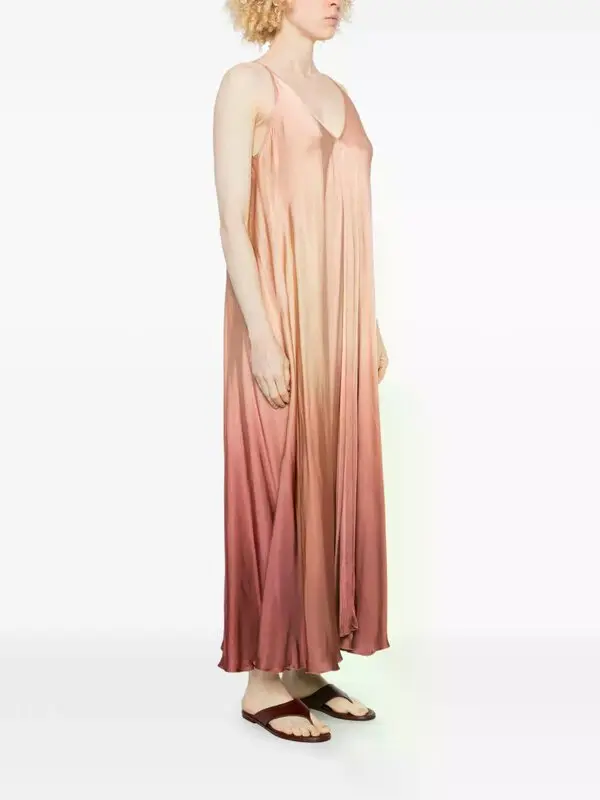 Dixie Ombré-effect Satin Maxi Dress