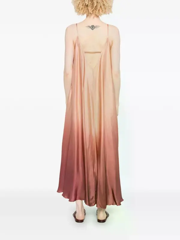 Dixie Ombré-effect Satin Maxi Dress