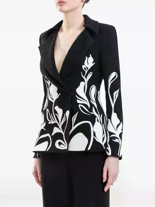 SAIID KOBEISY Laser Cut Tailored Suit