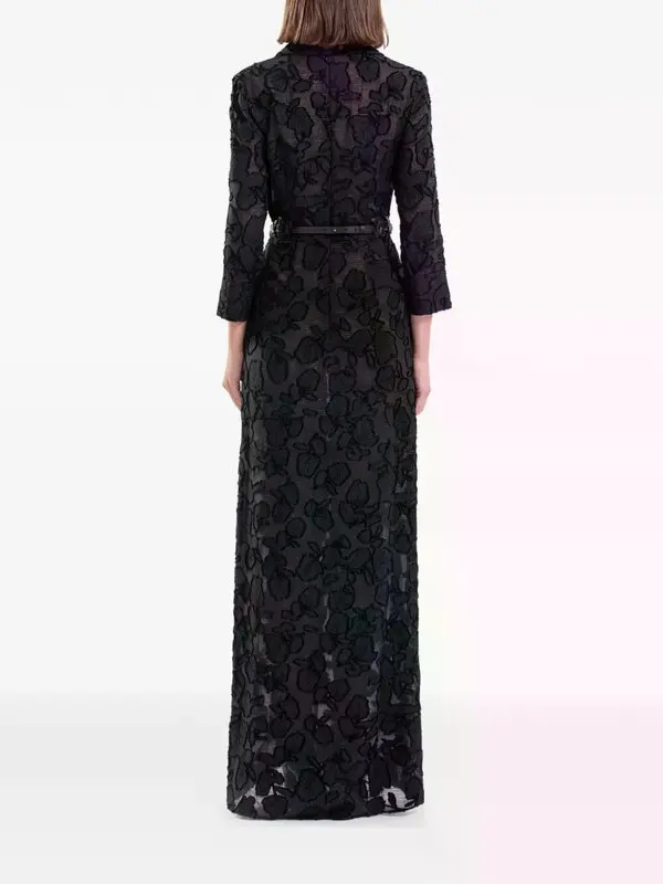 SAIID KOBEISY Textured Maxi Dress