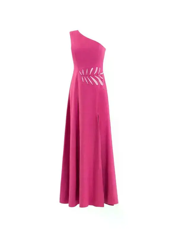 SAIID KOBEISY One-shoulder Cut-out Dress - Pink