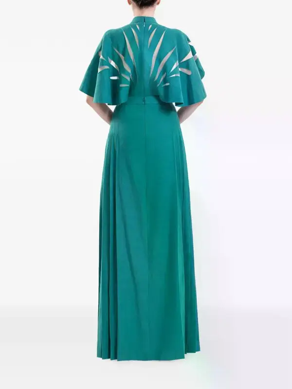 SAIID KOBEISY Cut-out Linen Jumpsuit