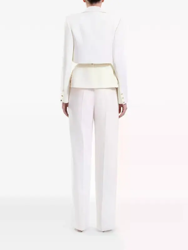 SAIID KOBEISY Embroidered Tailored Trousers