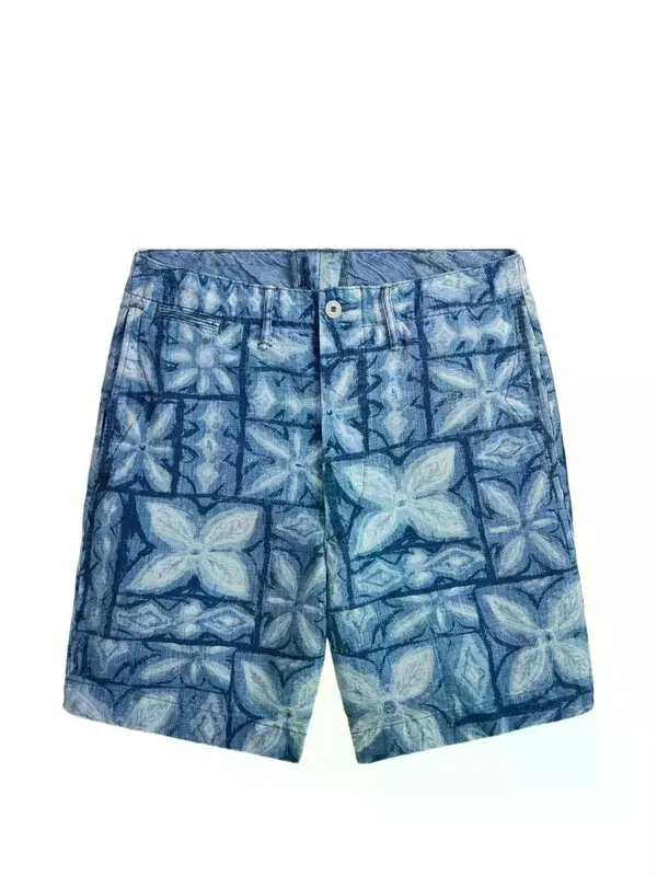 Ralph Lauren Floral-print Shorts - Blue