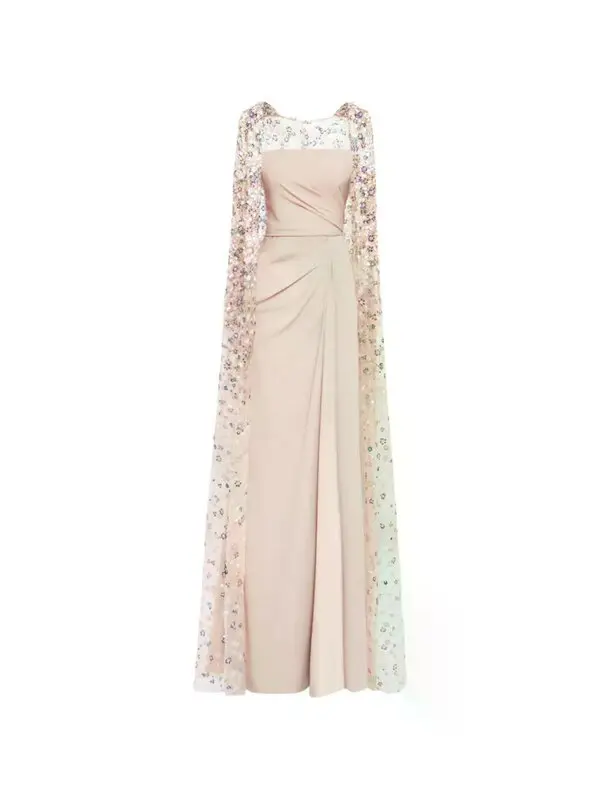 GEMY MAALOUF Strapless Maxi Dress - Neutrals