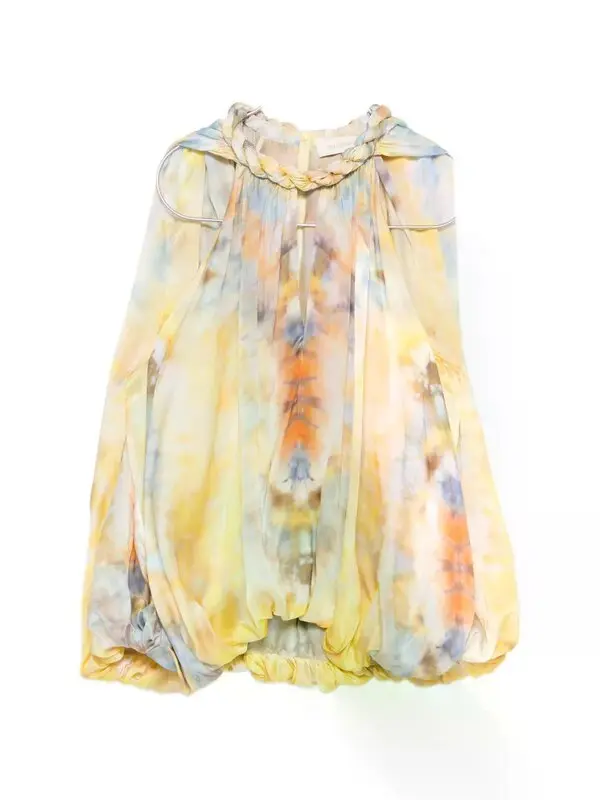Zimmermann Alchemy Twist Billow Blouse - Yellow
