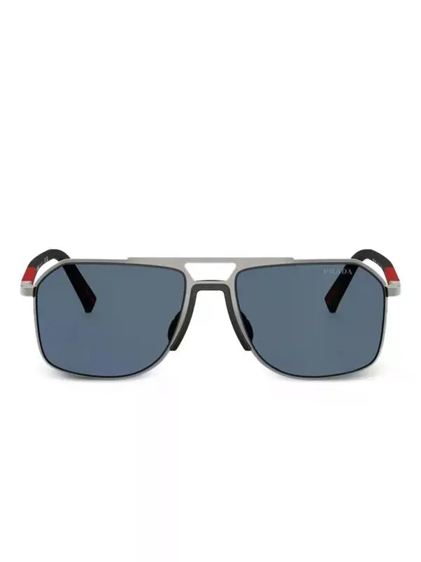 Prada Metal Frame Sunglasses - Silver