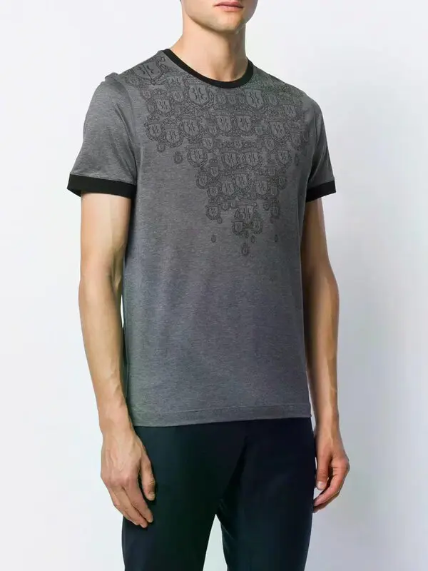 BILLIONAIRE Crest Print T-shirt