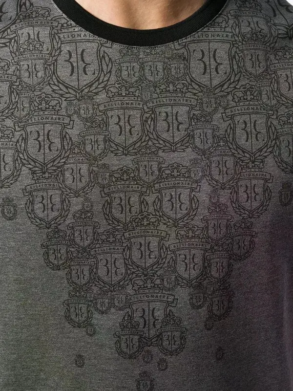 BILLIONAIRE Crest Print T-shirt