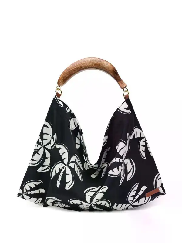 Farm Rio Scarf Tote Bag - Black