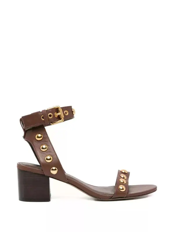 Farm Rio 55mm Stud-embellished Sandals - Brown