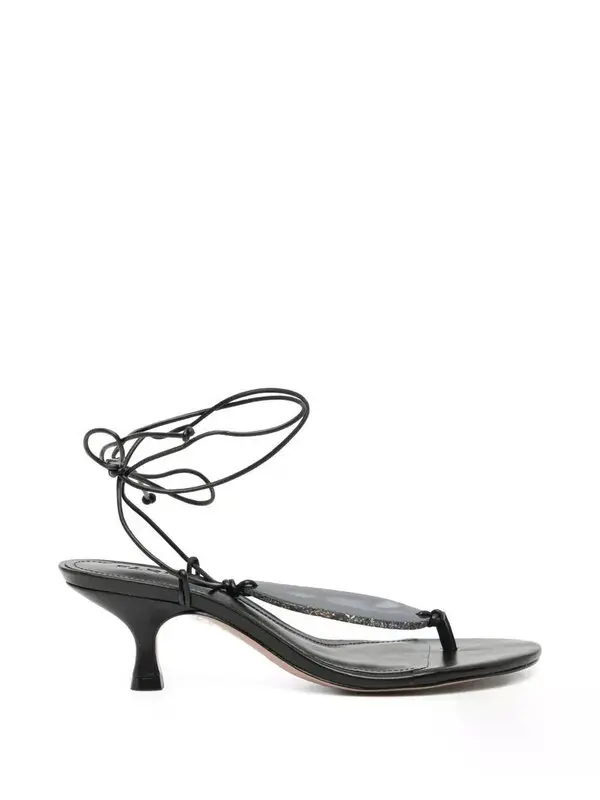Farm Rio 30mm Stone Sandals - Black