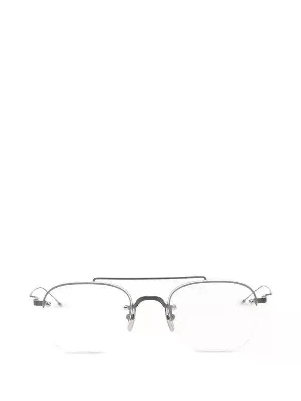 Thom Browne Browline Frame Eyeglasses - Silver