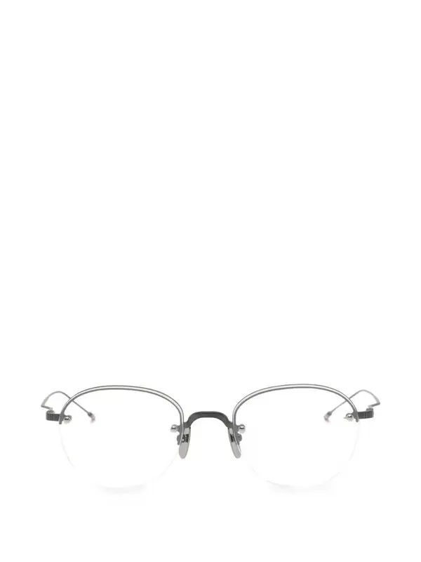 Thom Browne Round Frame Glasses - Grey