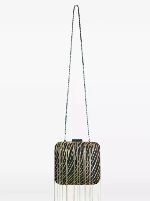 GEMY MAALOUF Fringed Clutch Bag