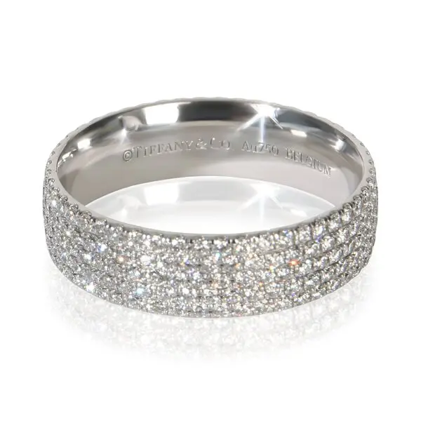 Tiffany & Co. Diamond Metro Five-row Ring - White_gold