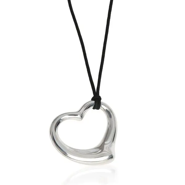 Tiffany & Co. Sterling Silver Elsa Peretti Open Heart Pendant - Sterling_silver