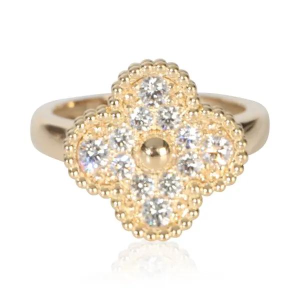 Van Cleef & Arpels Yellow Gold Diamond Vintage Ring - Yellow_gold