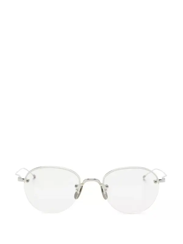 Thom Browne Round-frame Glasses - Silver