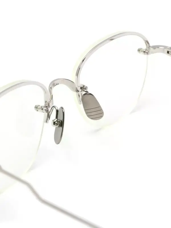Thom Browne Round-frame Glasses - Silver
