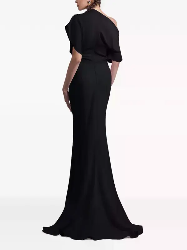 GEMY MAALOUF Asymmetrical Draped Maxi Dress