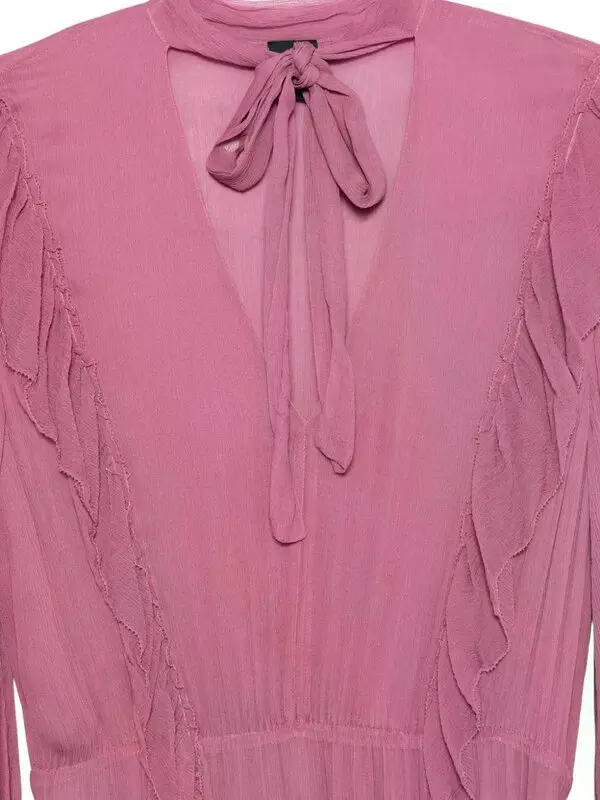 Pinko Ruffled-detail Maxi Dress