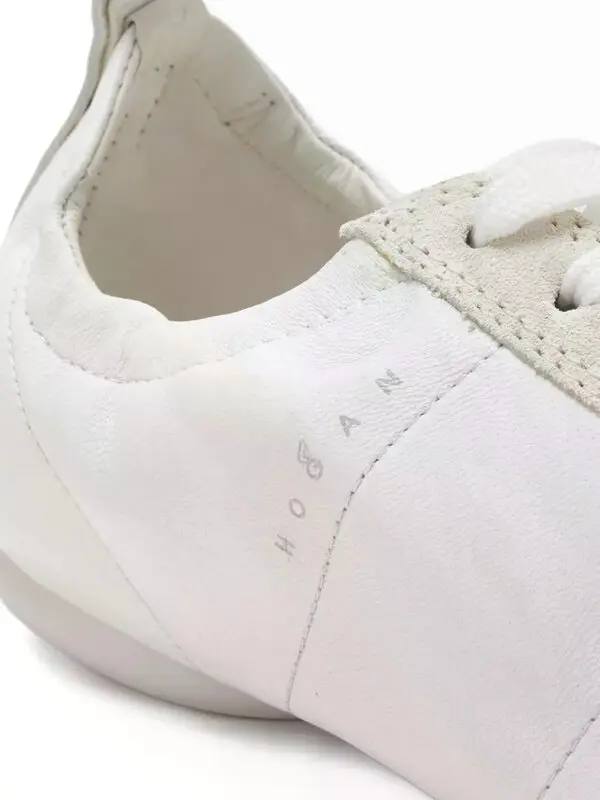 Hogan Leather Panelled Trainers