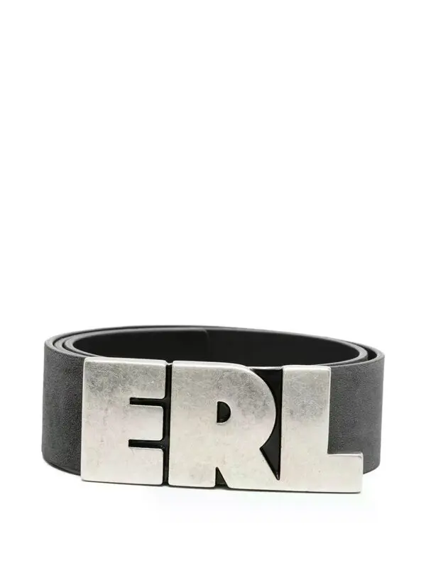 ERL Logo-plaque Belt - Black