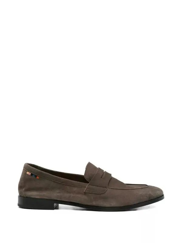 Paul Smith Suede Penny Loafers - Brown