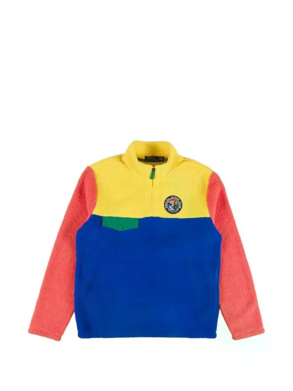 Polo Ralph Lauren Colour-block Logo Sweatshirt - Blue