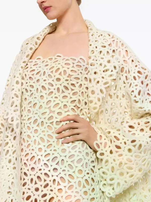Elie Saab Macramé Coat