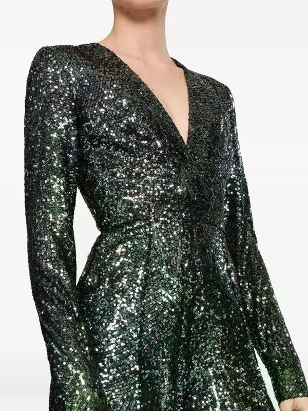 Elie Saab V-neck Jumpsuit - Green