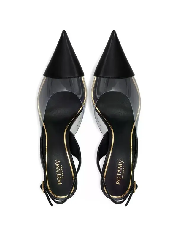 POTAMY Slingback Pumps - Black
