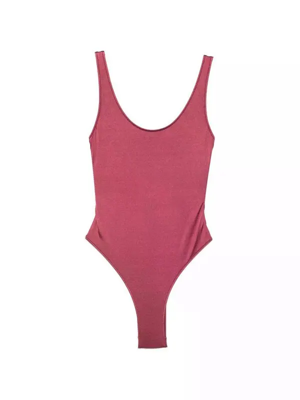 VENUJA Scoop-back One-piece Swimsuit - Red