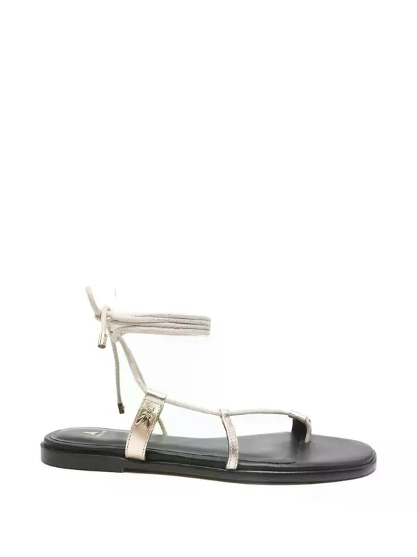 Patrizia Pepe Leather Sandals - Neutrals