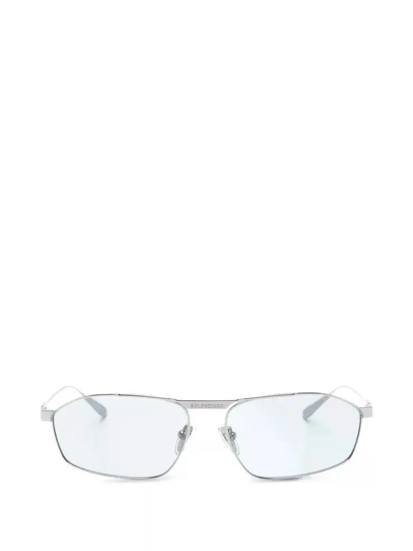 Balenciaga Geometric Sunglasses - Silver