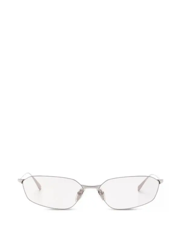 Balenciaga Geometric Frame Sunglasses - Silver