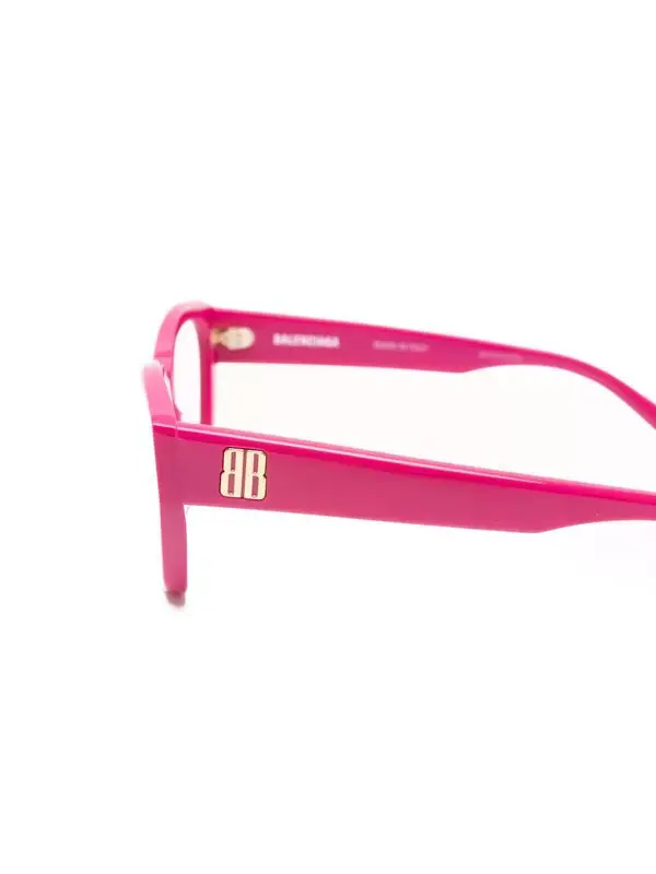 Balenciaga Logo Plaque Cat Eye Glasses