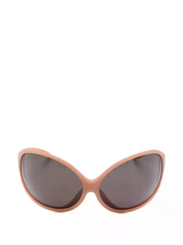 Balenciaga Oval-frame Sunglasses - Pink