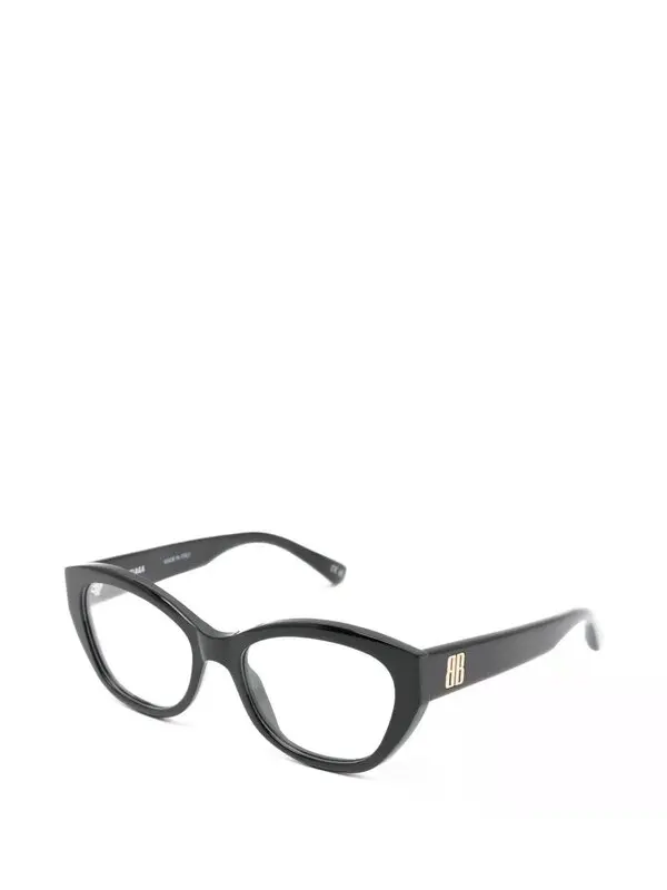 Balenciaga Cat-eye Frame Eyeglasses - Black